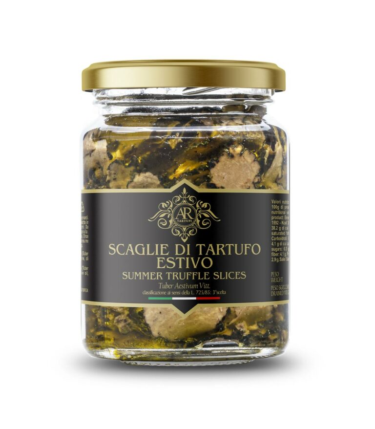 Black summer truffle slices - A.R. Tartufi - Arrone (Terni)